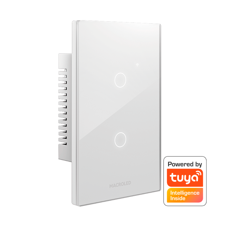 Interruptor Doble Inteligente MACROLED Wifi Smart Alexa Google Home ...