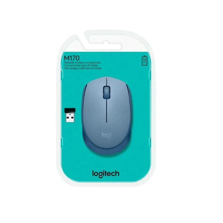 Mouse Logitech M170 Wireless Blue Gray LOGITECH | falabella.com