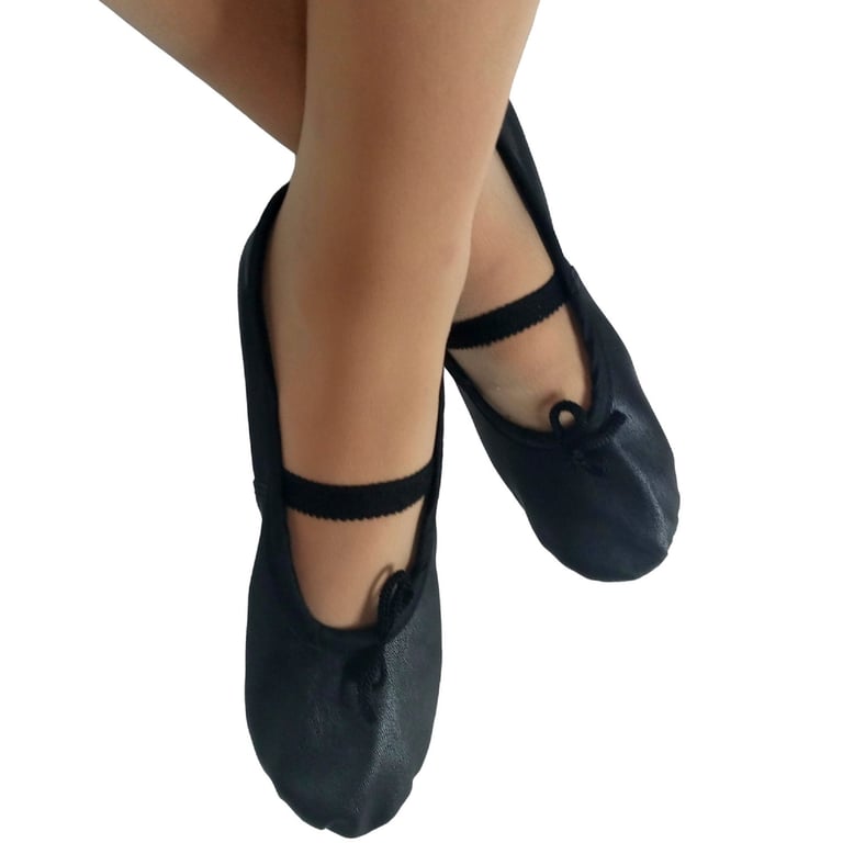 Zapatillas de Ballet Media Punta Cuerina - Negro PREMIUM GIFT ...