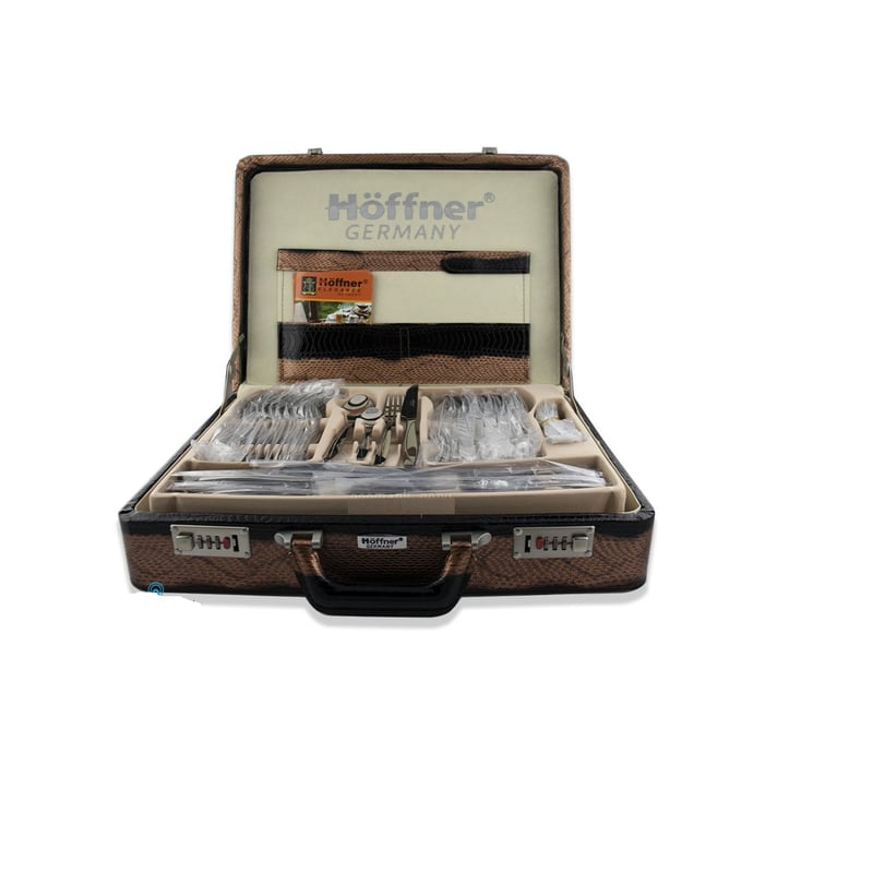 Set de Cubiertos de Acero Quirúrgico Hoffner Germany 84 pz original ...