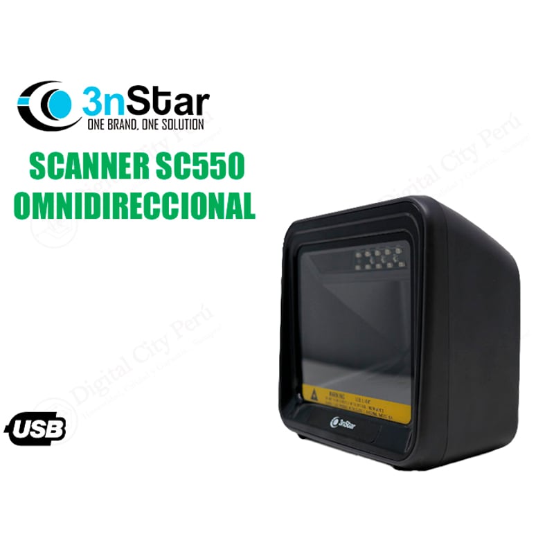 SCANNER DE CODIGOS DE BARRAS 3NSTAR SC550 2D1D OMNIDIRECCIONAL USB 3NSTAR | falabella.com
