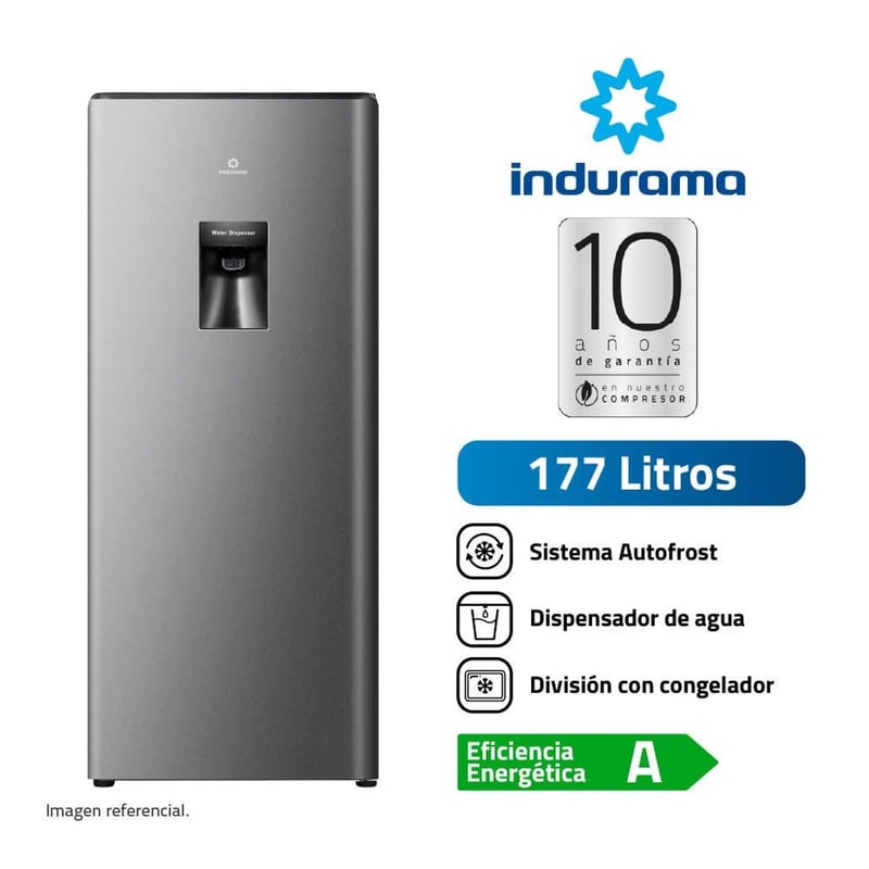 Refrigeradora Indurama RI-289D Una Puerta 177L Croma. INDURAMA ...