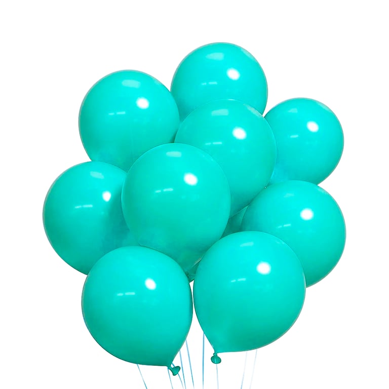 Bolsa de Globos Látex KTK 10" Turquesa de 100 unidades KTK | falabella.com