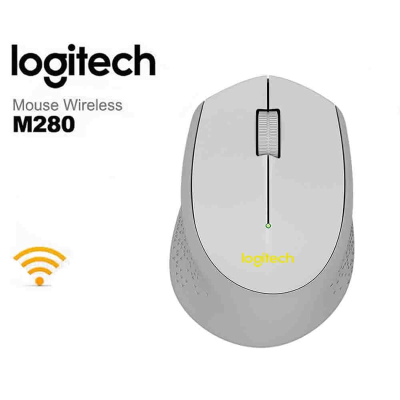 MOUSE LOGITECH M280 WIRELESS - GRAY LOGITECH | falabella.com