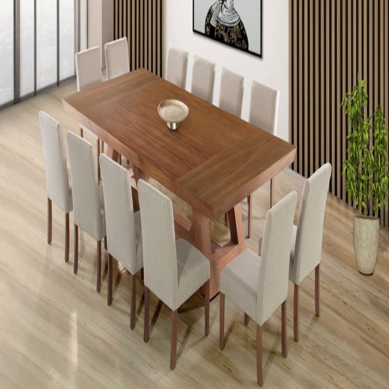 Comedor Dmuebles 12 sillas Matera - Beige DMUEBLES | falabella.com