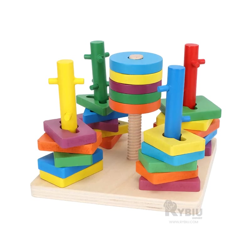 Juguete para Encajar las Figuras Geometricas Multicolor GENERICO | falabella.com