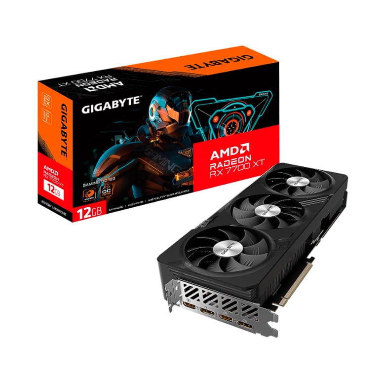 GIGABYTE RADEON RX7700 XT GAMING OC 12G P/N: GV-R77XTGAMING OC-12GD ...