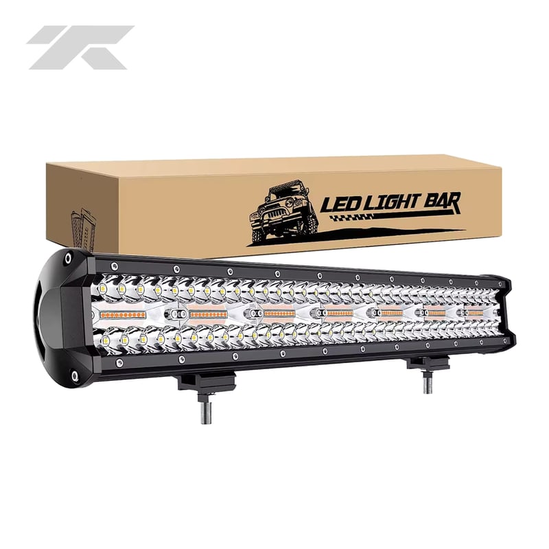 Luces Led Barra Dual 70cm Recto Multifunción Ámbar Blanco GENERICO ...
