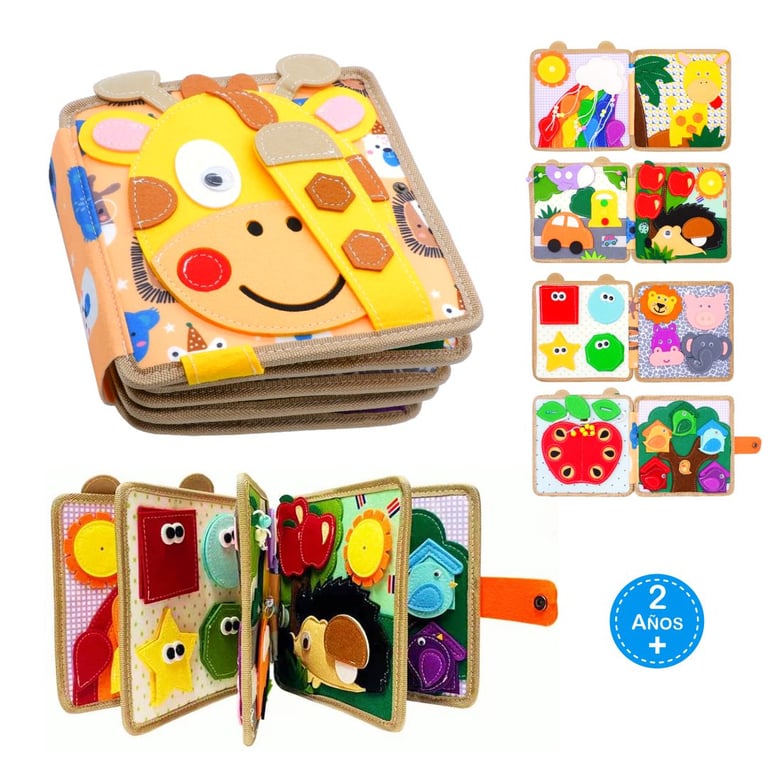 Libro Montessori de Fieltro para Niños - Explora y Aprende GENERICO ...