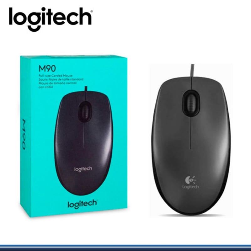 MOUSE LOGITECH M90 USB BLACK LOGITECH | falabella.com