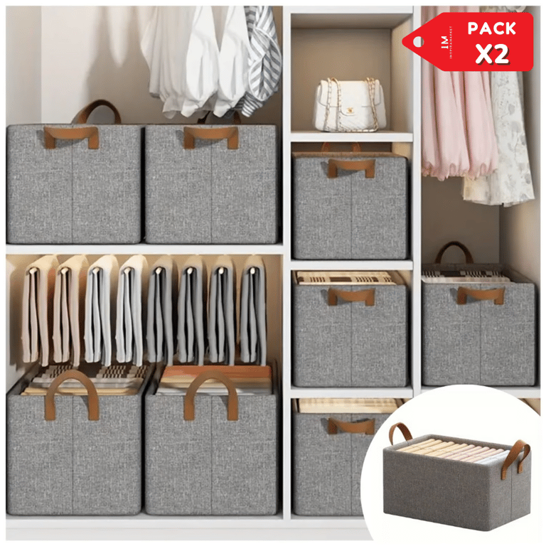 Organizador multiusos de ropa plegable caja de almacenamiento PACK X2 ...