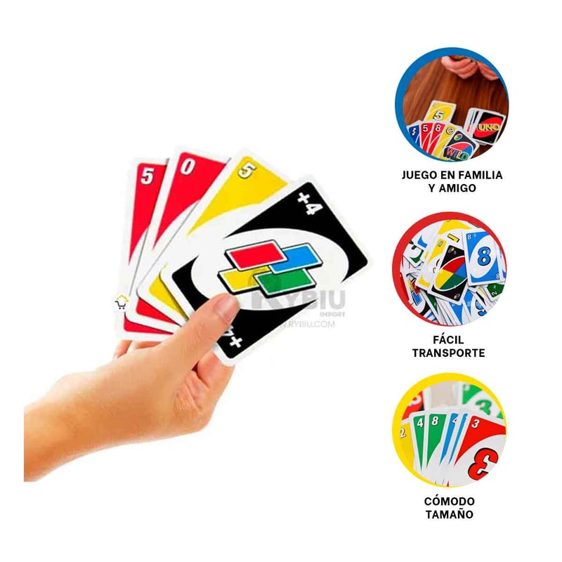 Cartas Uno Juego de Mesa Ludico en Multicolor RYBIU IMPORT | falabella.com