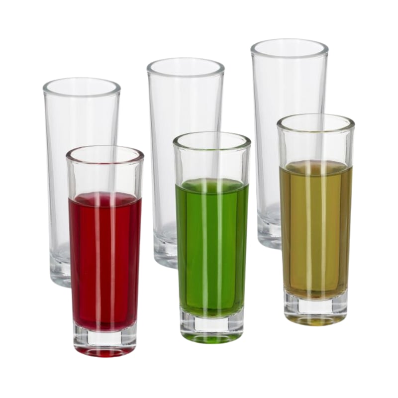 Juego de 6 Mini Copas de Shot Tequila Recto INSPIRA | falabella.com