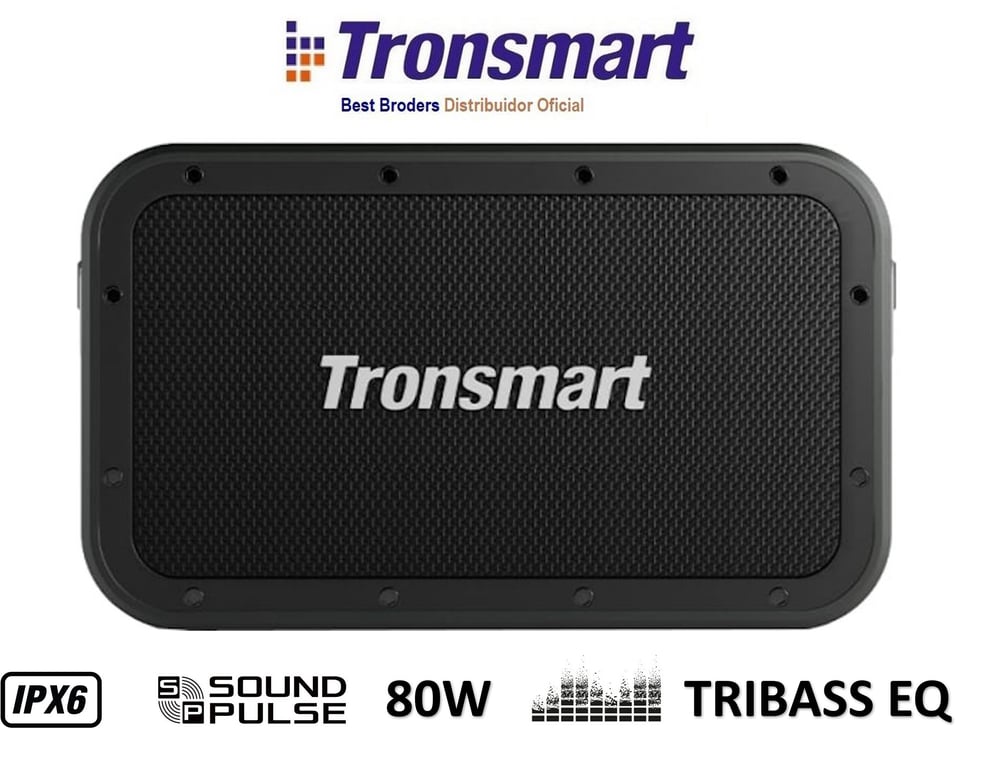 Tronsmart Force Max 80W Parlante Bluetooth TriBass SoundPulse TWS ...