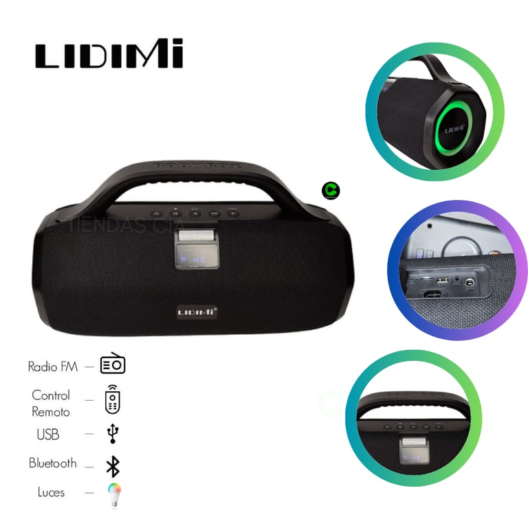 PARLANTE BOOMBOX LIDIMI LD-S011AC ORIGINAL LIDIMI | falabella.com