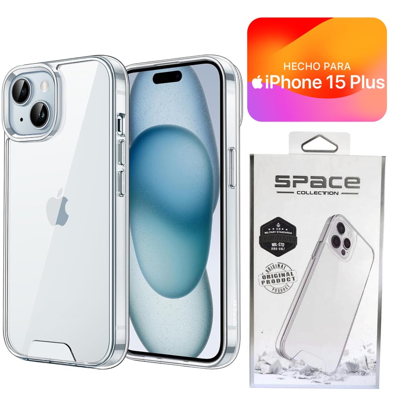 Space Case Transparente iPhone 15 Plus Funda Para celular GENERICO | falabella.com