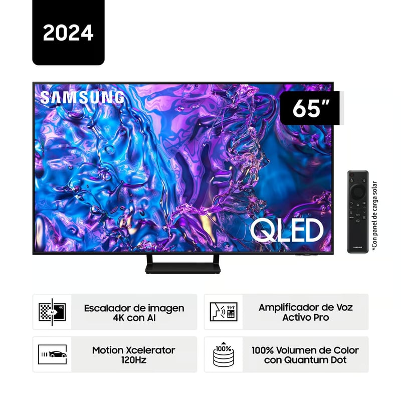 Televisor 65 Qled 4k Q70d Tizen Os Smart Tv 2024 SAMSUNG | falabella.com