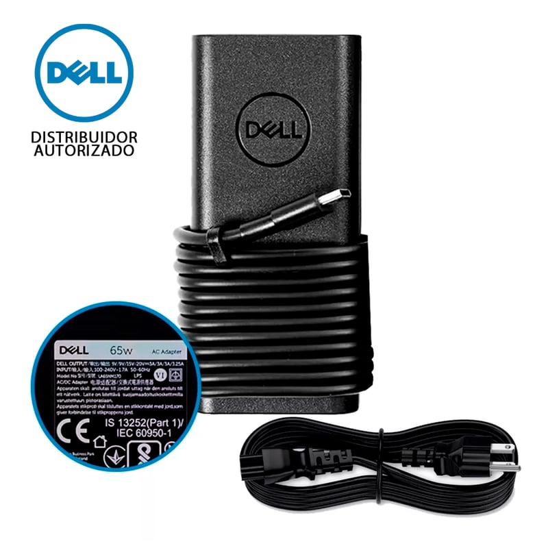 CARGADOR DELL 65W TIPO C DELL | falabella.com