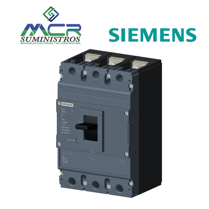 INTERRUPTOR CAJA MOLDEADA 3 POLOS 160 AMPERIOS 25KA SIEMENS SIEMENS | falabella.com