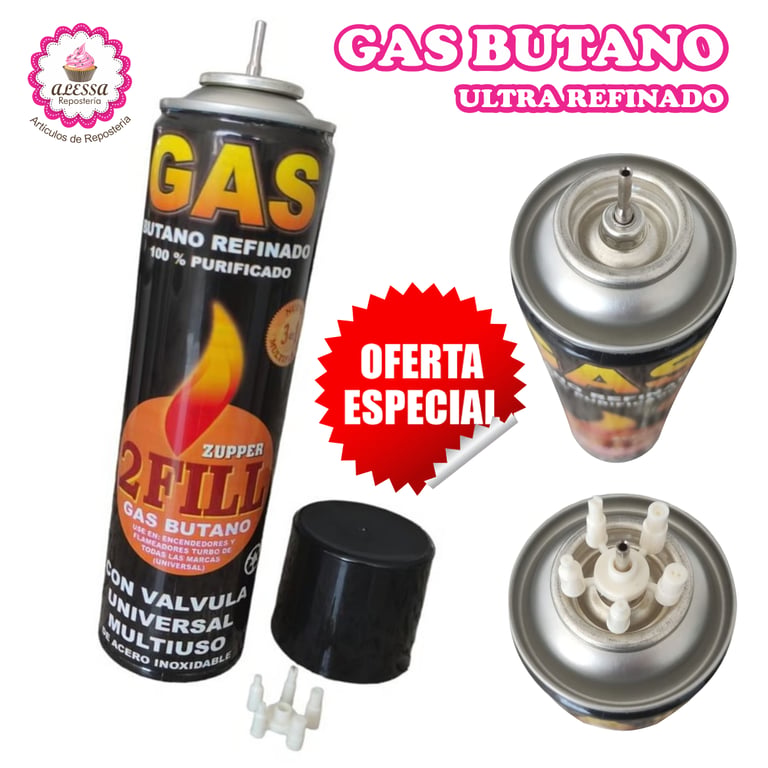 Gas Butano Ultra Refinado 100% Purificado Recarga Todo Encendedores ...