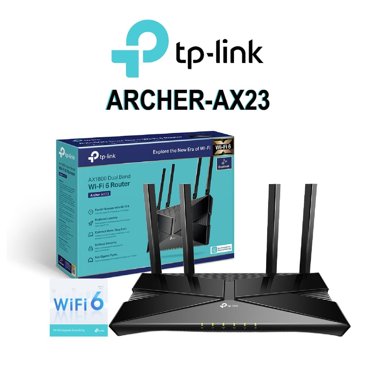 TP-Link Archer AX23 Router Wi-Fi 6 AX1800 Dual Band 24 y 5GHz TP LINK ...