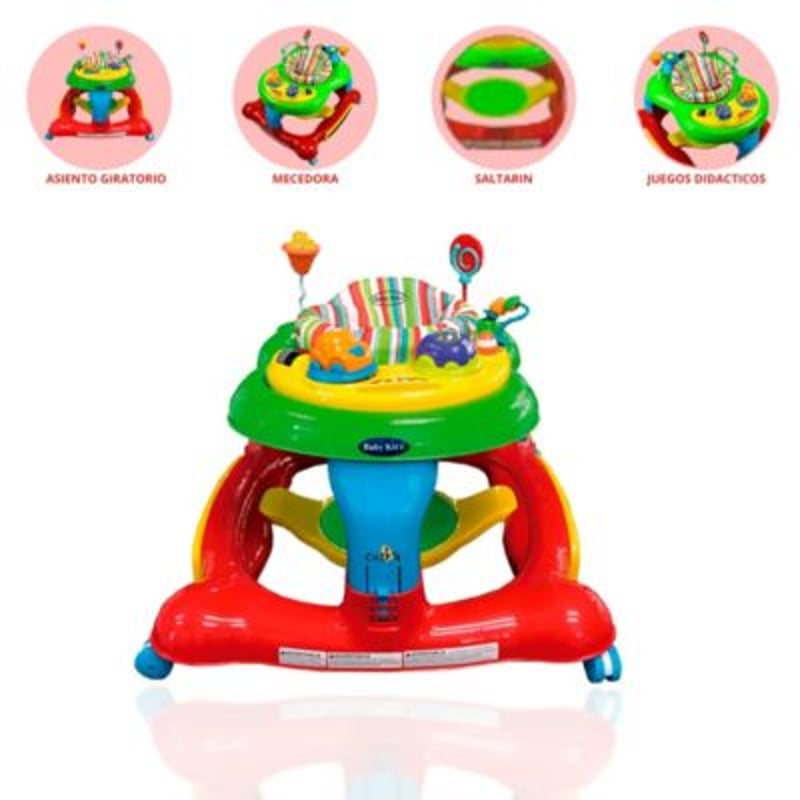 Andador Centro de Actividades Para Bebé »360» Red BABY KITS | falabella.com