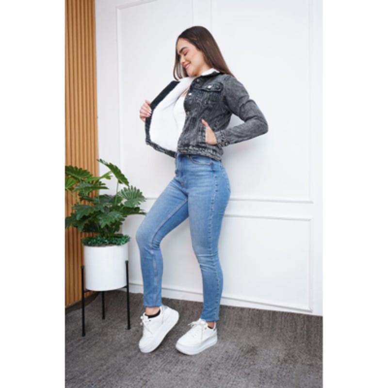 Casaca Denin cpeluche Dama GENERICO | falabella.com