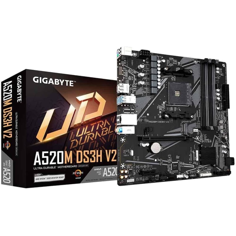 Motherboard Gigabyte A520M DS3H V2 rev 1 0 AM4 DDR4 HDMI DP HD Audio ...