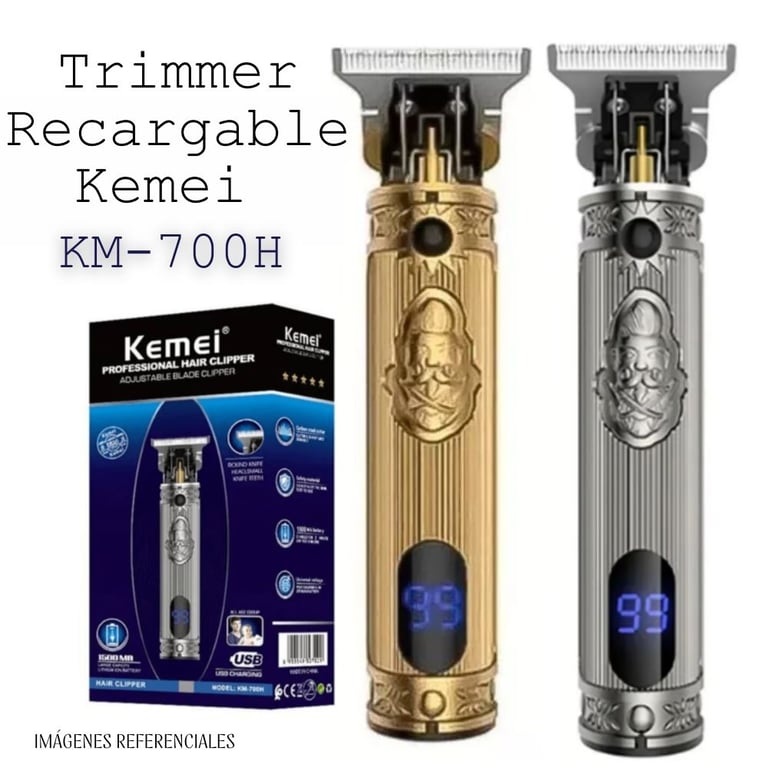 Trimmer Kemei Dorada Recargable KM-700H KEMEI | falabella.com