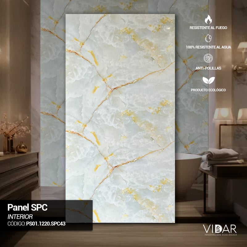 PANEL MARMOL SPC JADE - VENTA POR UNIDAD VIDAR | falabella.com