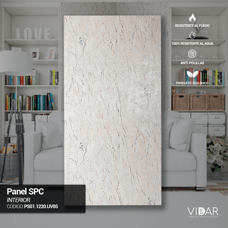 PANEL MARMOL SPC UV JASPILLITE - VENTA POR UNIDAD VIDAR | falabella.com
