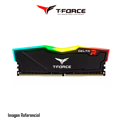 DDR4 T-FORCE DELTA R 16GB 3200MHZ BLACK P/N: TF3D416G3200HC16F01 ...