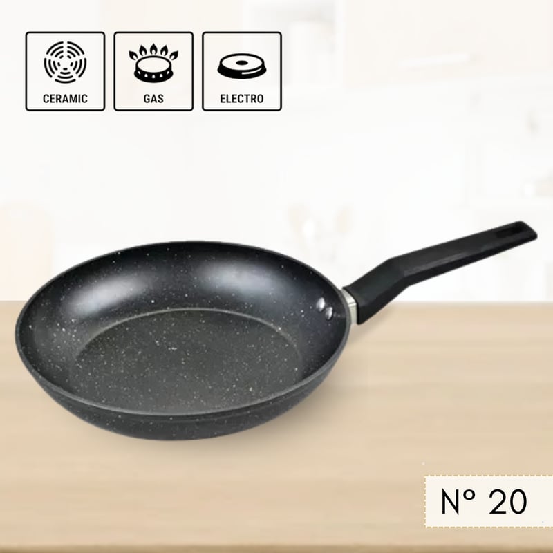 Sartén de Inducción Antiadherente Negro 20 cm Record RECORD | falabella.com