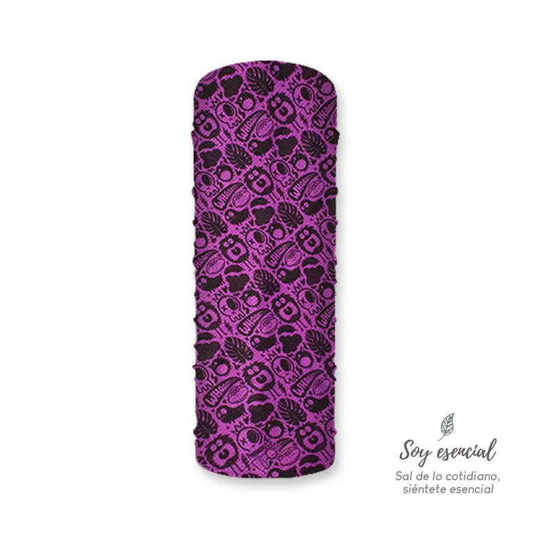 Bandana tubular extra larga - microperforada - Morado monster ...