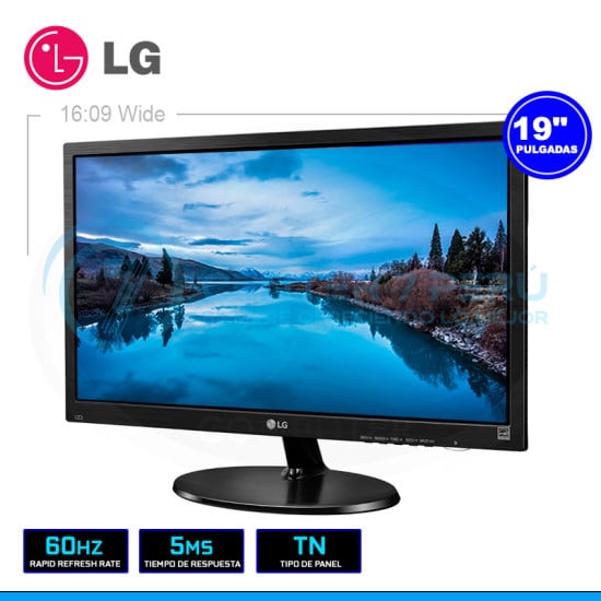 monitor lg 19M38 de 19 LED 1366X768 VGA HDMI LG | falabella.com