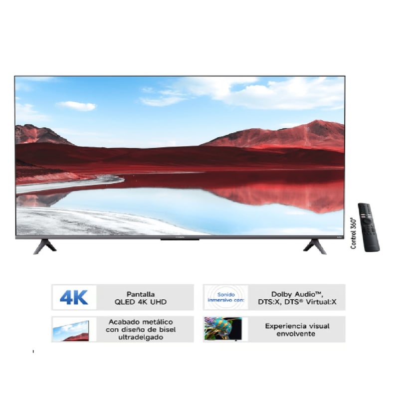 Televisor Xiaomi TV A Pro 55 2025 QLED 4k- Negro XIAOMI | falabella.com