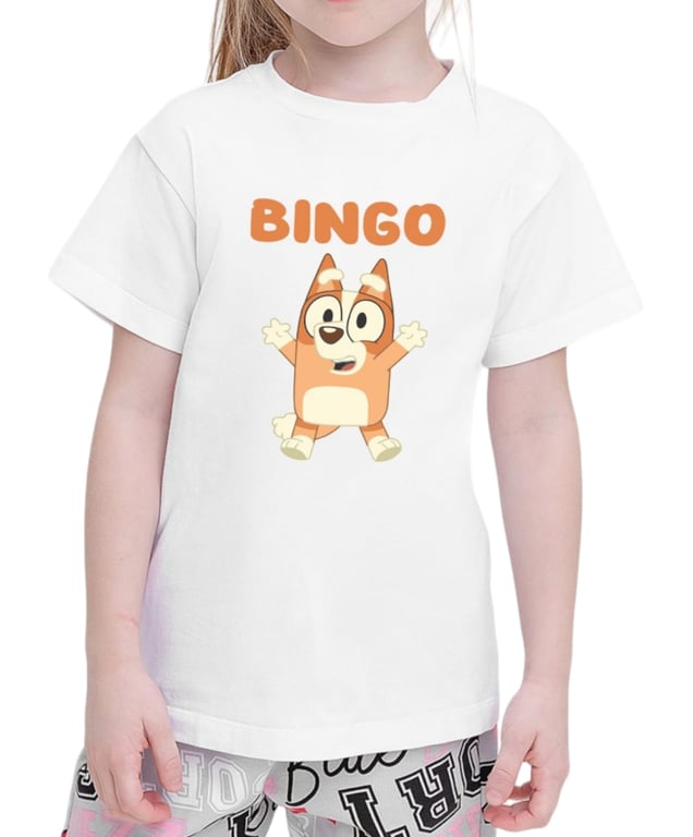 POLO NIÑA BLUEY BINGO MANGA CORTA DS05 GENERICO | falabella.com