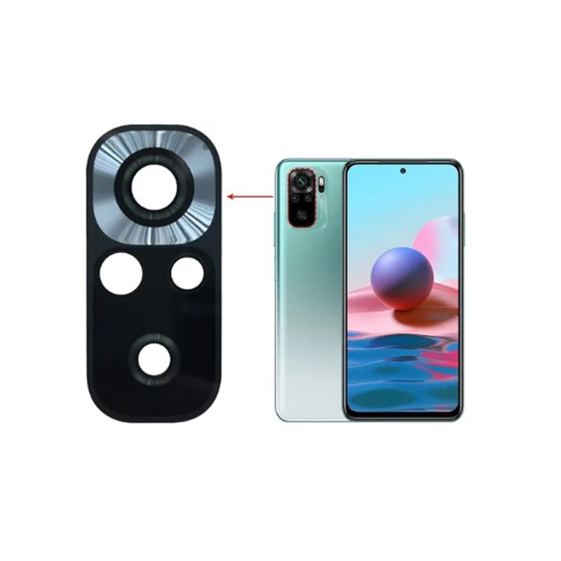 Repuesto lente Vidrio de cámara Xiaomi Redmi Note 10S GENERICO ...