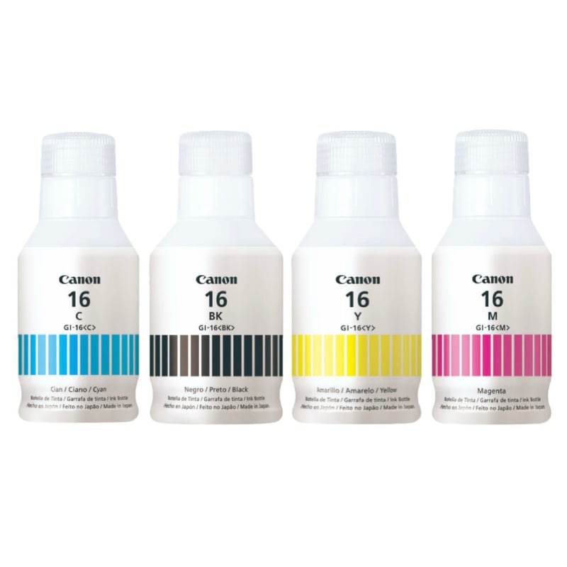 Kit 4 Tintas Canon GI-16 Maxify CANON | falabella.com