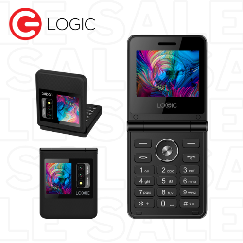 CELULAR BÁSICO LOGIC Z1L DOBLE PANTALLA - GRIS LOGIC | falabella.com