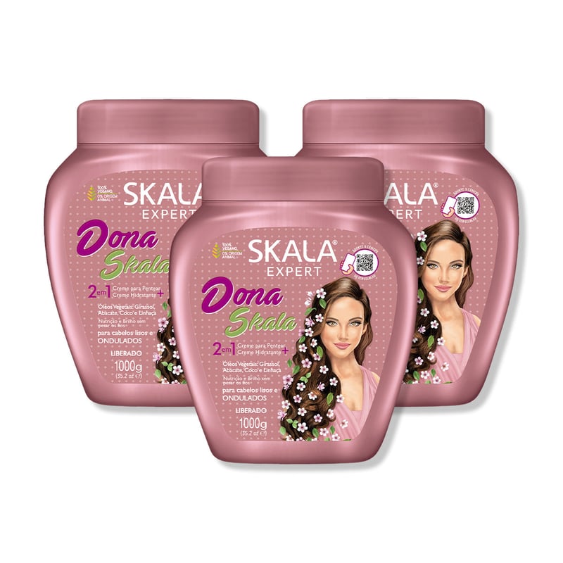CREMA DE TRATAMIENTO DONA SKALA 1000G - SKALA 3 UNID SKALA | falabella.com