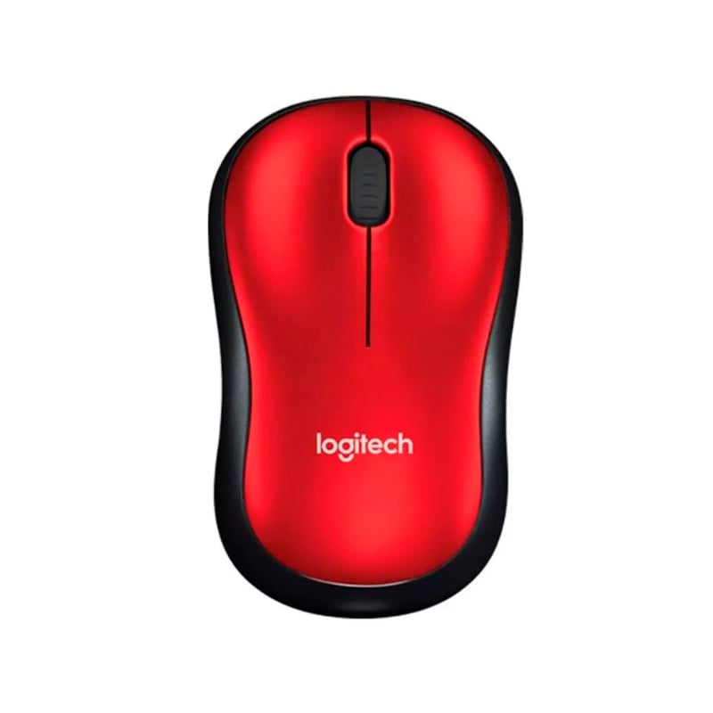 MOUSE LOGITECH M185 WIRELESS RED P/N: 910-003635 LOGITECH | falabella.com