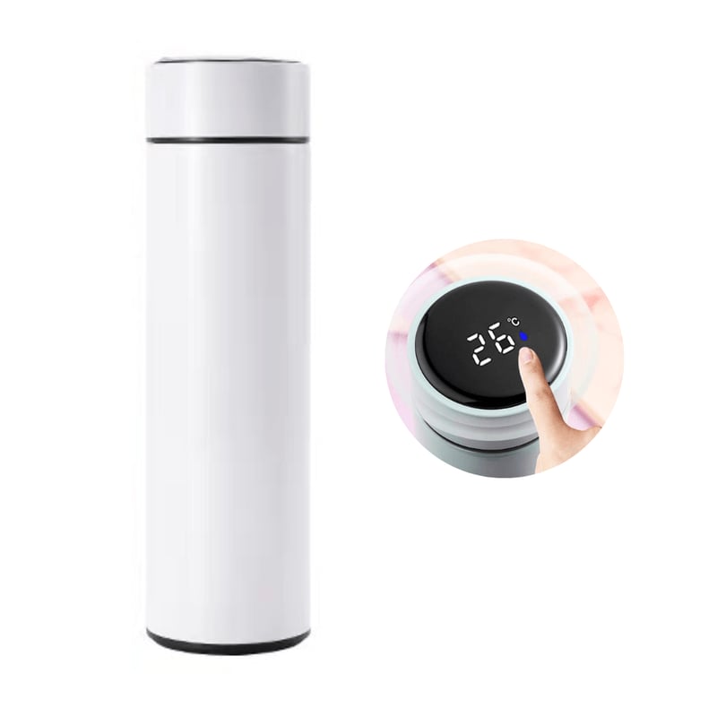 Termo con Sensor de Temperatura 500 ml Blanco GENERICO | falabella.com
