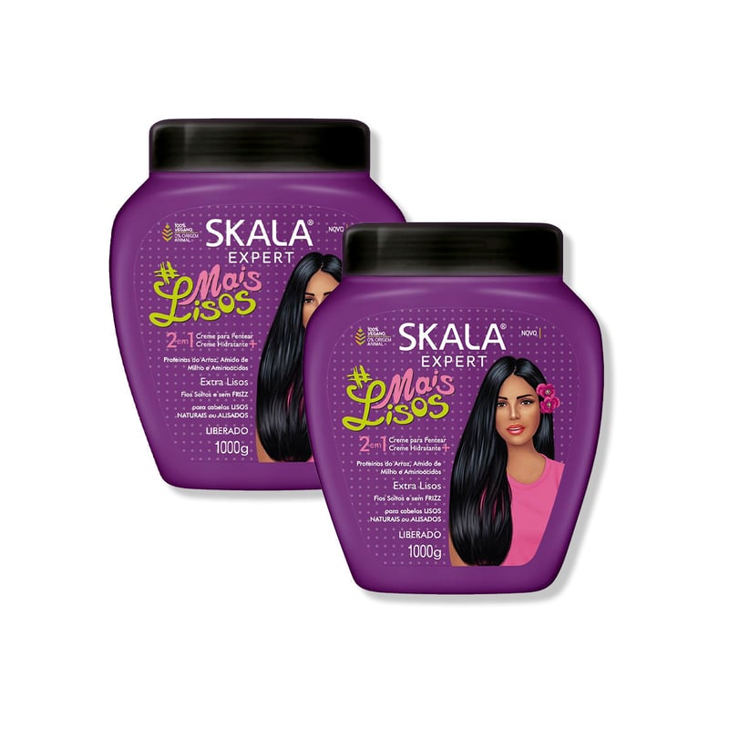CREMA TRATAMIENTO CAPILAR MAIS LISOS 1000G - SKALA 2 UNID SKALA ...