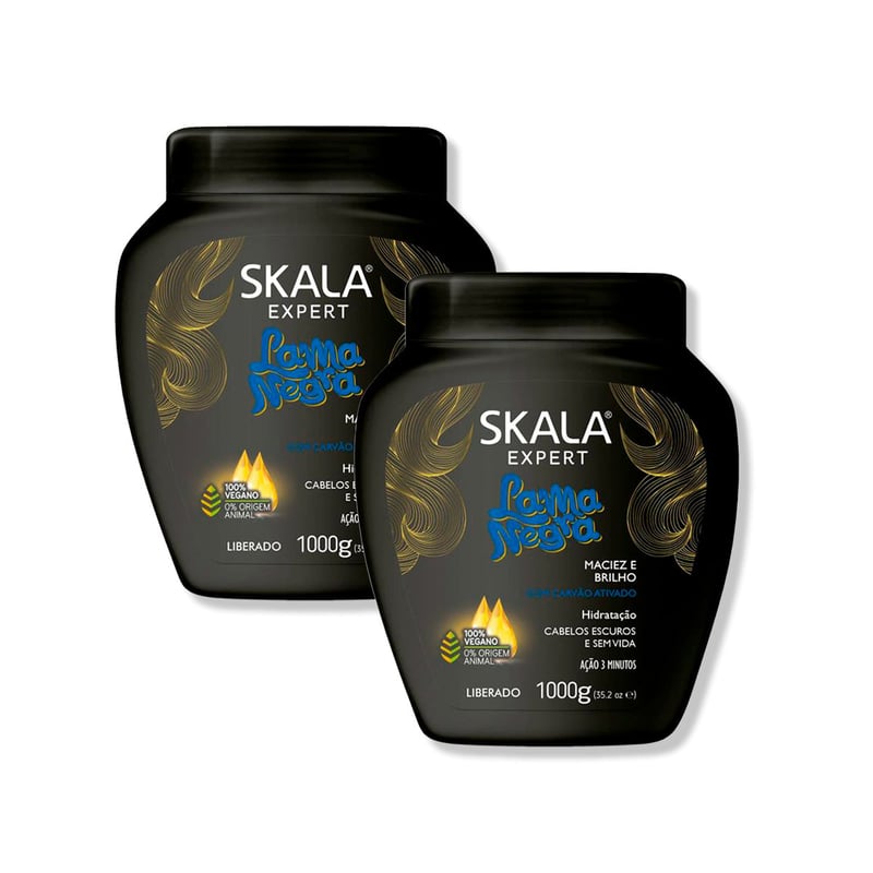 CREMA DE TRATAMIENTO LAMA NEGRA 1000G - SKALA 2 UNID SKALA | falabella.com