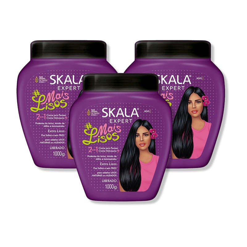 CREMA TRATAMIENTO CAPILAR MAIS LISOS 1000G - SKALA 3 UNID SKALA ...