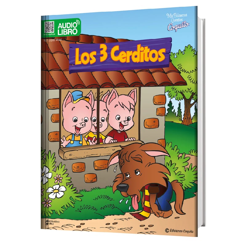 Libro Infantil Los Tres Cerditos EDICIONES COQUITO | falabella.com