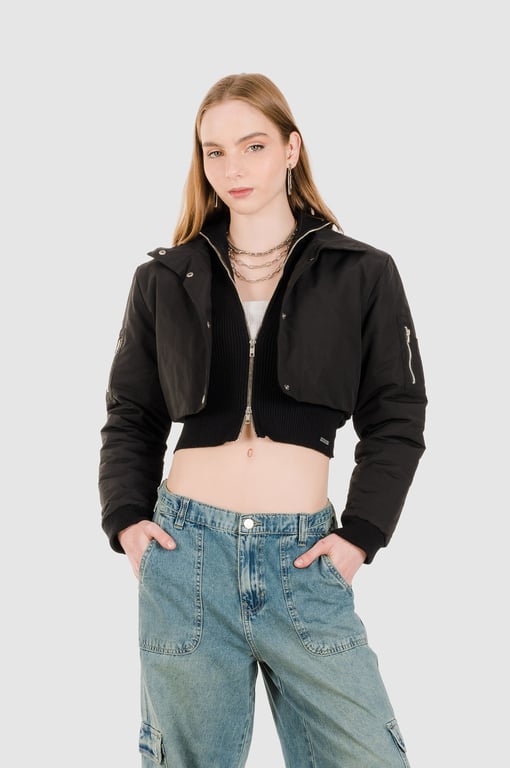 Casaca Puffer C Chaleco Milier - Negro NOW | falabella.com