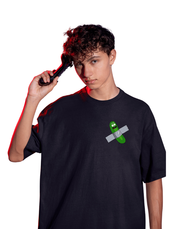 POLO OVERSIZE PICKLE RICK GENERICO | falabella.com