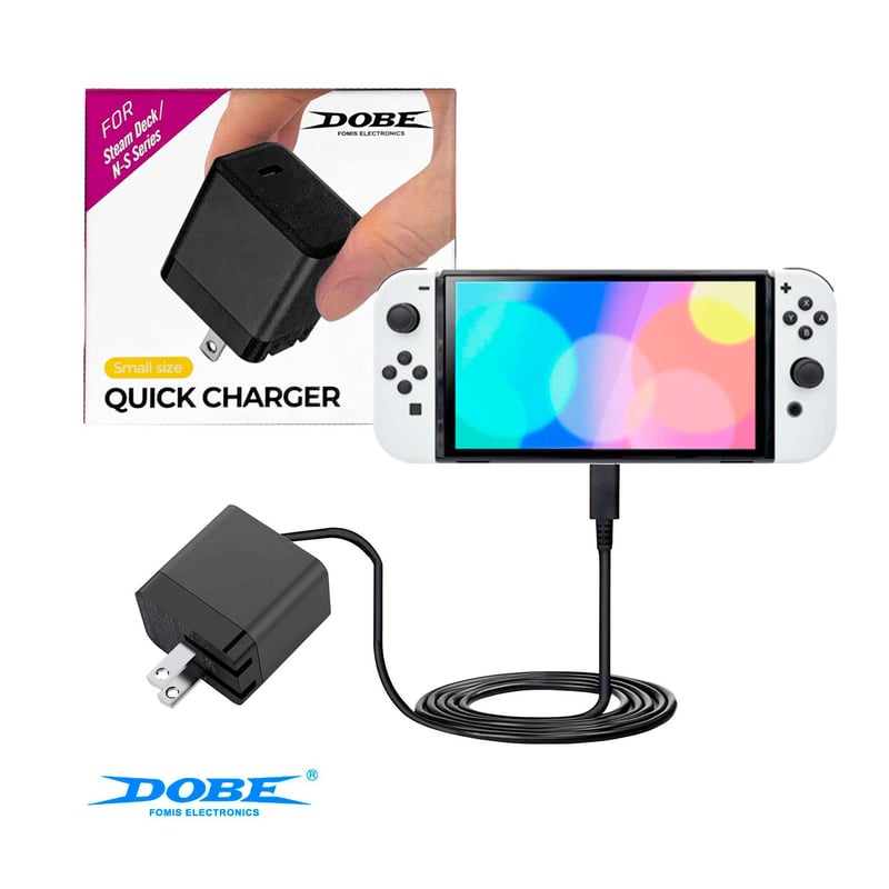 Cargador Para Nintendo Switch Fat Oled Lite DOBE | falabella.com